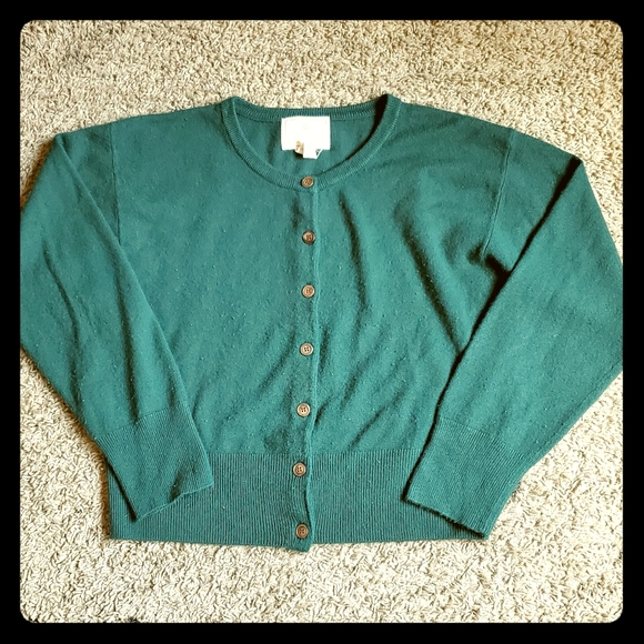 Express | Sweaters | Hunter Green Cardigan | Poshmark